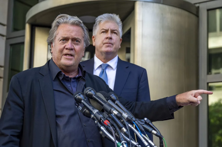 Steve Bannon is facing fraud charges in New York in connection with the We Build the Wall ...